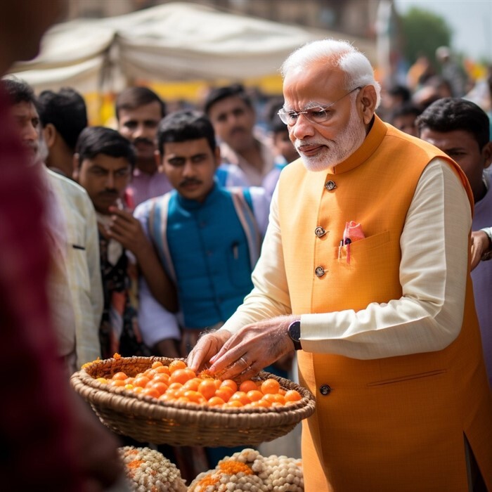 AI Photos: PM Narendra Modi Celebrating Rajasthan, MP & Chhattisgarh ...