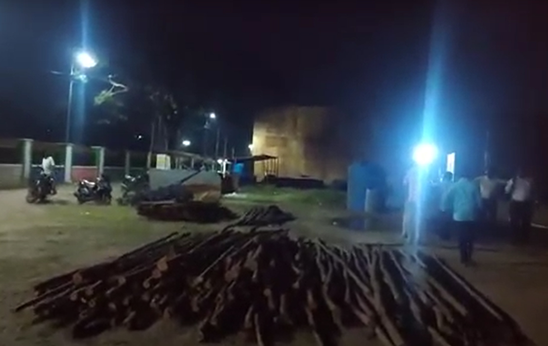 DMDK leader Vijayakanth’s Funeral Spot Photos - Oneindia