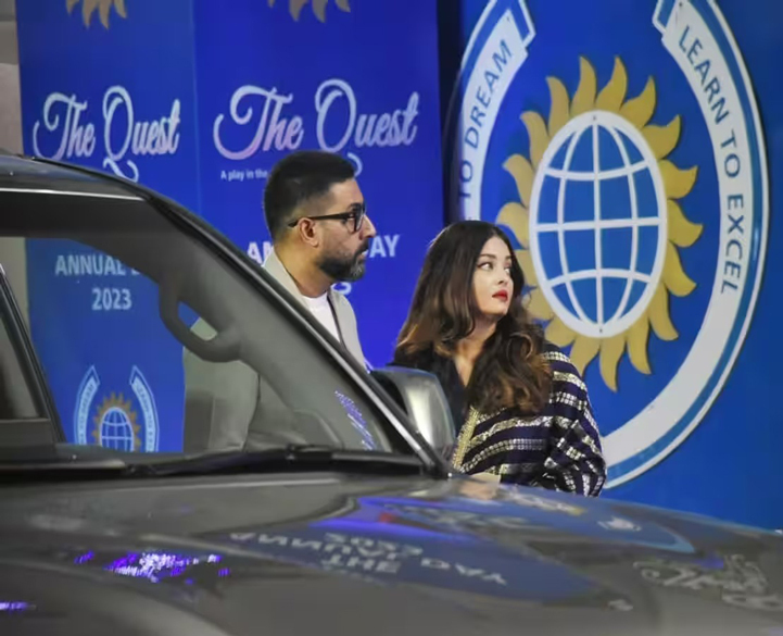 In Pics: Aishwarya-Abhishek Bachchan Share Loving Moment at Aaradhaya’s ...