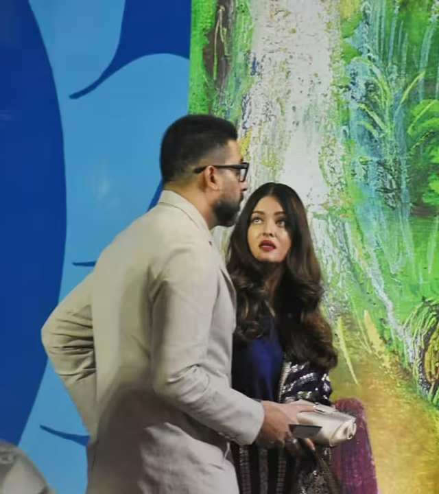 In Pics: Aishwarya-Abhishek Bachchan Share Loving Moment at Aaradhaya’s ...