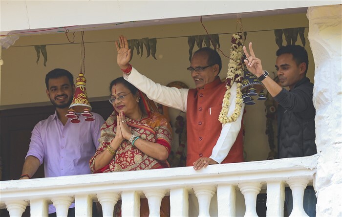 Madhya Pradesh Assembly Elections 2023: BJP Leads in MP, Party Workers ...