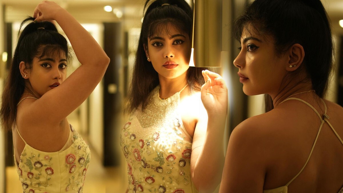 Nayana Elza: ഹെയർസ്റ്റൈൽ മാറിയപ്പോൾ ആളും മാറി... പുത്തൻ ലുക്കിൽ നയന എൽസ ...