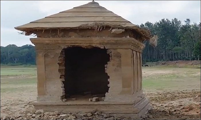 ಚಿಕ್ಲಿಜೊಳೆ ಜಲಾಶಯದಲ್ಲಿ ಶಿವನ ದೇಗುಲ ಪ್ರತ್ಯಕ್ಷ: ಇದು ಕೆಟ್ಟ ಬರಗಾಲದ ಸೂಚನೆನಾ ...