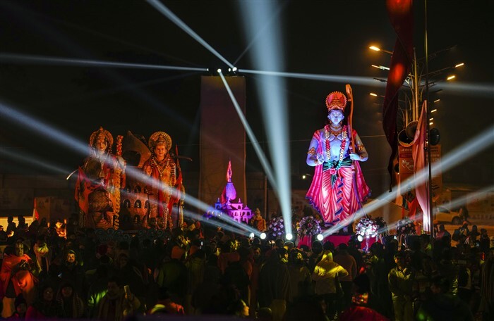 In Pics: Ayodhya Prepares for Sri Ram Janmabhoomi Temple Ceremony ...