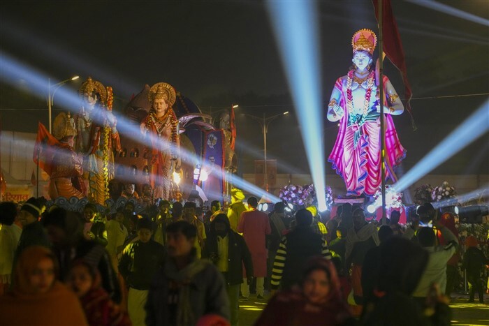 In Pics: Ayodhya Prepares for Sri Ram Janmabhoomi Temple Ceremony ...