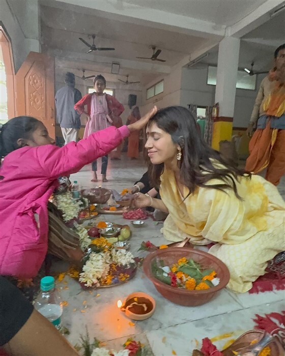 In Pics: Bhumi Pednekar’s Spiritual Journey To Kamakhya Devi Temple With Sister Samiksha - Oneindia