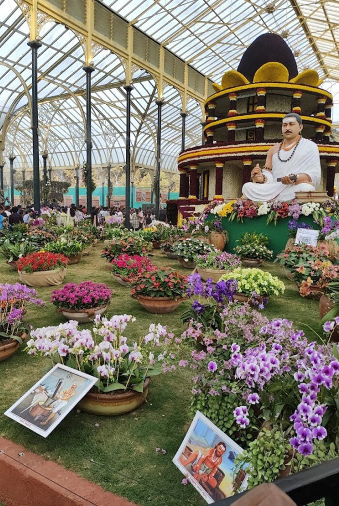 In Pics: Lalbagh Flower Show Honors Vishwa Guru Basavanna & Other ...