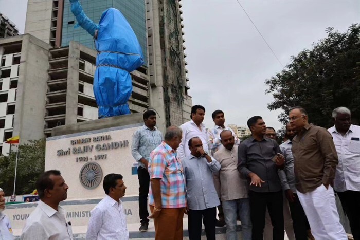 ಬೆಂಗಳೂರಲ್ಲಿ ರಾಜೀವ್‌ ಗಾಂಧಿ ಕಂಚಿನ ಪ್ರತಿಮೆ ಉದ್ಘಾಟನೆಗೆ ಸಿದ್ದ | Rajiv Gandhi ...