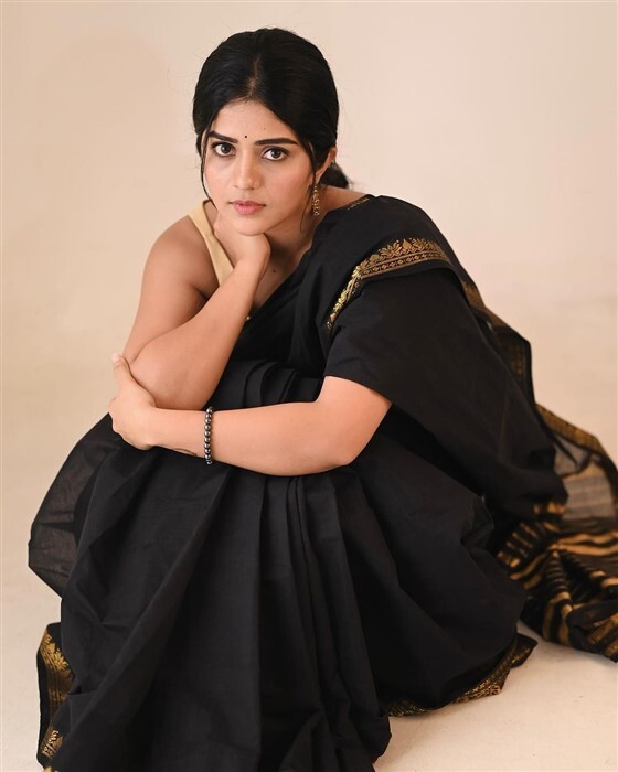 Megha Shetty Photos: ಕಪ್ಪು ಸೀರೆಯಲ್ಲಿ ಮಿಂಚಿದ ಕೈವಾ ಕ್ವೀನ್‌ | Actress ...