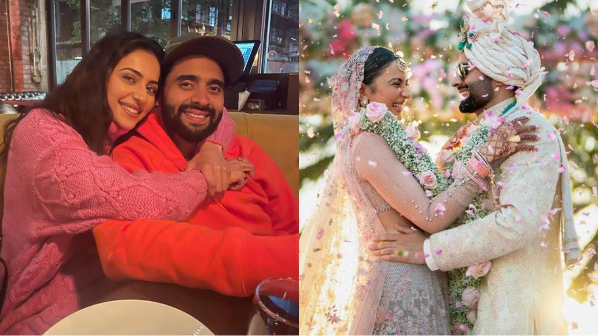 காதலனை கரம்பிடித்த நடிகை ரகுல் ப்ரீத் சிங்.. கோலாகலமாக நடத்த திருமணம் ...