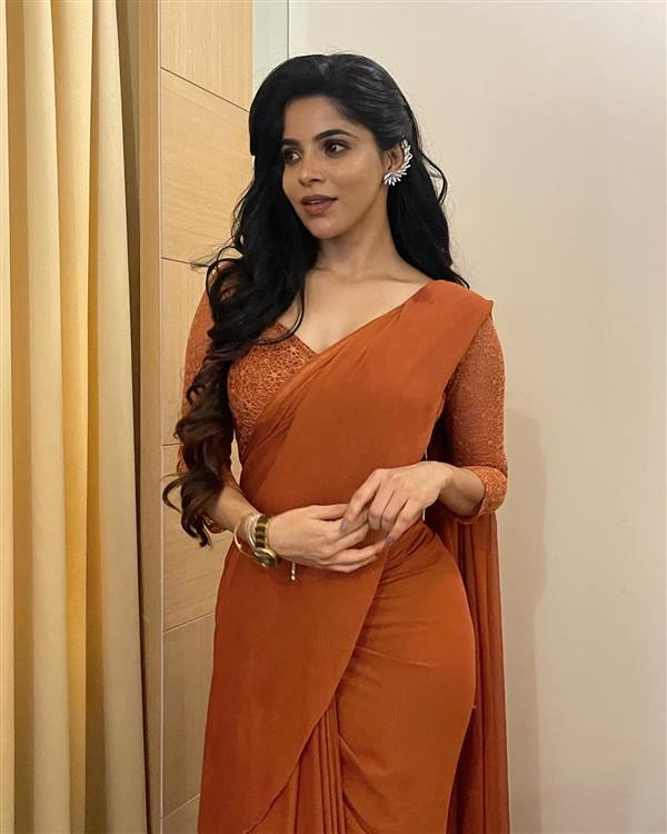 டிசைனர் சேலையில் போட்டோஷூட் நடத்திய திவ்யபாரதி.. அடடே இது உங்க ...