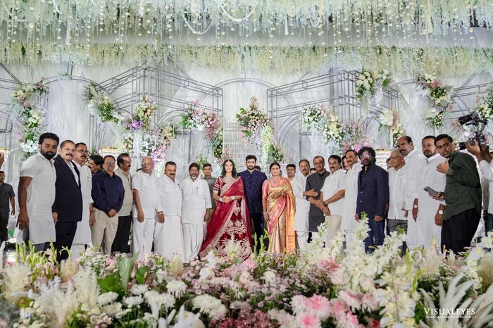 వైఎస్ రాజా రెడ్డి రిసెప్షన్‌లో మెరిసిన దిగ్గజాలు | Mallikarjun Kharge ...