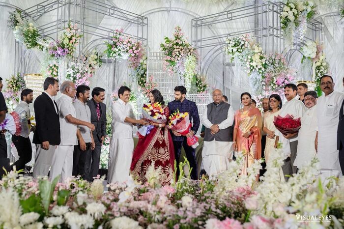 వైఎస్ రాజా రెడ్డి రిసెప్షన్‌లో మెరిసిన దిగ్గజాలు | Mallikarjun Kharge ...