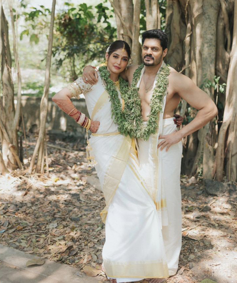 Mollywood Actor Sudev Nair Gets Married To Model Amardeep Kaur In Guruvayur - Oneindia