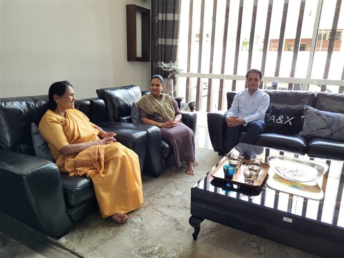 ಶೋಭಾ ಕರಂದ್ಲಾಜೆ ಅಶ್ವಿನಿ ಪುನೀತ್ ರಾಜ್‌ ಕುಮಾರ್ ಭೇಟಿ | Shobha Karandlaje ...