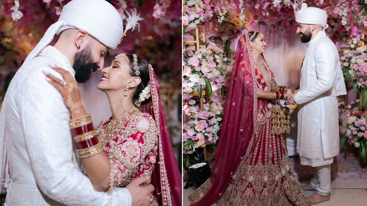 क्रिसैन बैरेटो ने रचाई शादी, सुर्ख लाल जोड़े में बला की खूबसूरत लगीं ...