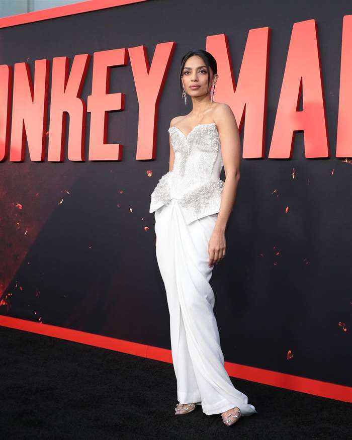 Sobhita Dhulipala Dazzles At Monkey Man Premiere, Poses With Dev Patel & Others - Oneindia