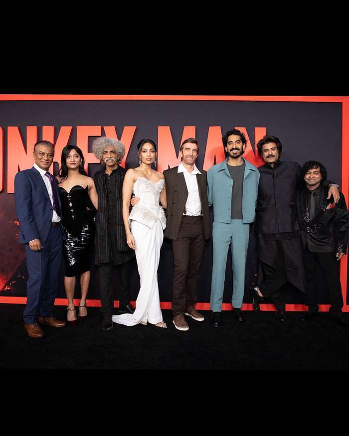 Sobhita Dhulipala Dazzles At Monkey Man Premiere, Poses With Dev Patel & Others - Oneindia