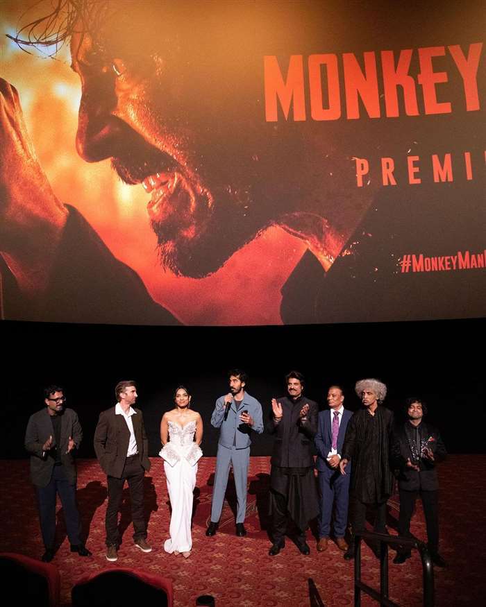 Sobhita Dhulipala Dazzles At Monkey Man Premiere, Poses With Dev Patel & Others - Oneindia