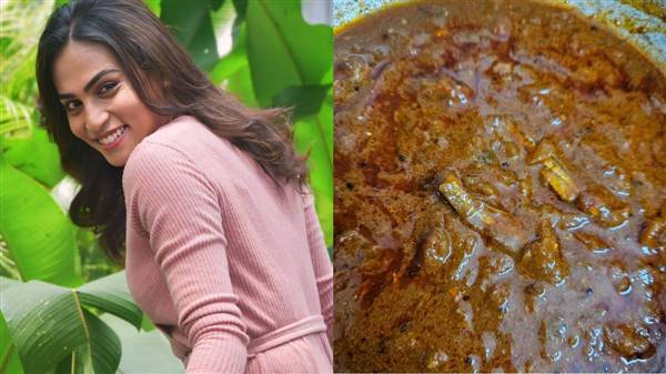 கருவாட்டு குழம்பை ருசித்து சாப்பிடும் ஷிவின்.. எங்களுக்கும் வேண்டுமென ...