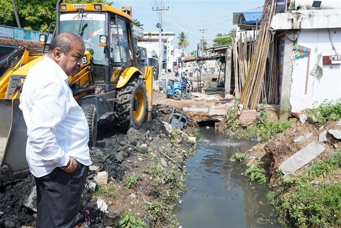 ಶಿವಮೊಗ್ಗ ನಗರದಲ್ಲಿ ಮಳೆ ಅವಾಂತರ, ಶಾಸಕರ ಭೇಟಿ | Shivamogga City MLA SN ...