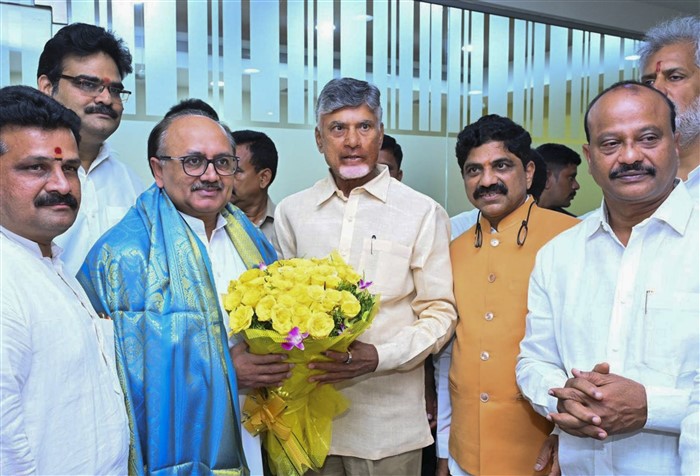 Celebrations at Chandrababu Naidu's residence Photos | Andhra Pradesh Assembly Elections Results ...