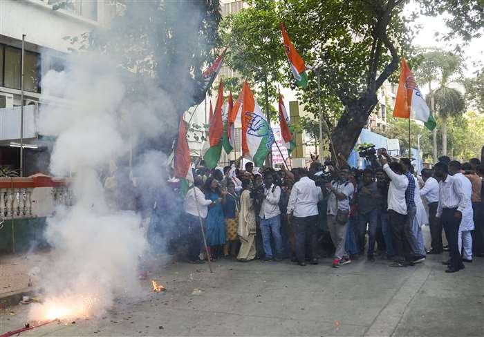 INDIA Alliance Celebration Photos | Congress Celebration Across India ...