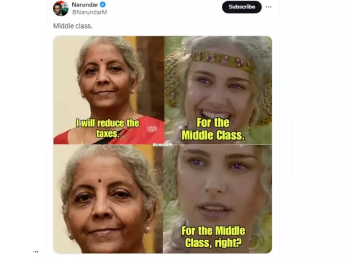 Budget 2024 Memes In Hindi: बजट 2024 के बाद वायरल हुए ये मजेदार मीम्स ...