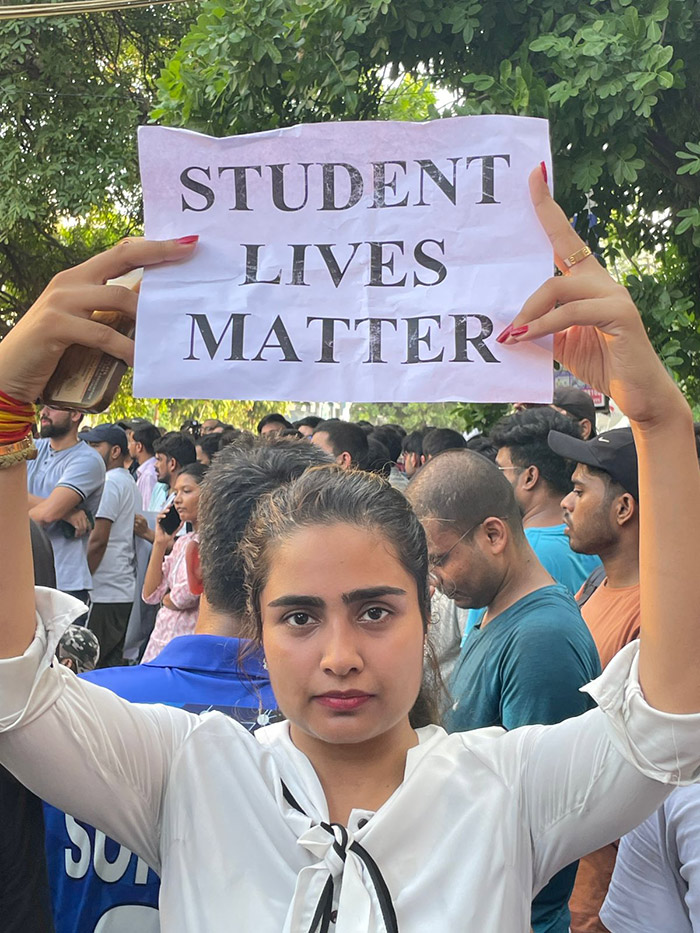 In Pics: Students Protest Alleged Cover-Up In UPSC Coaching Centre ...