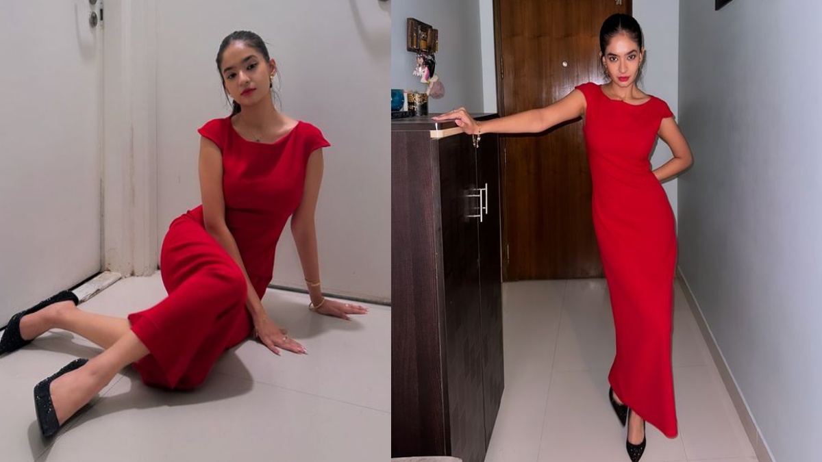 बॉडीकॉन आउटफिट में अनुष्का सेन दिखी बेहद हॉट, देखें एक्ट्रेस की ग्लैमरस ...