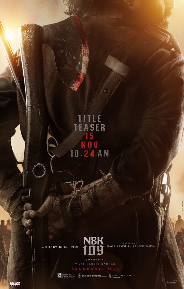 NBK 109: ఊహకు అందని టైటిల్ ఫిక్స్- తగులబెట్టేస్తాడు | NBK 109: Daku Maharaj Title Confirmed For ...