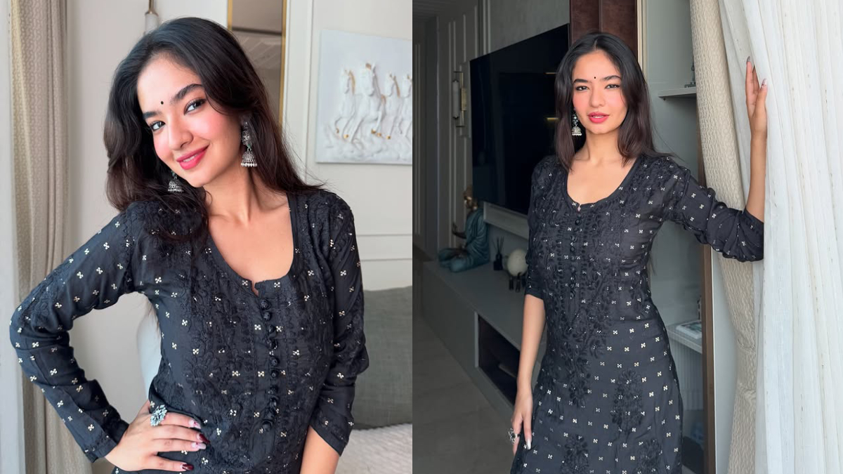 अनुष्का सेन का देसी अंदाज देख बेकाबू हुए फैंस, देखें इंटरनेट सेंसेशन की ...