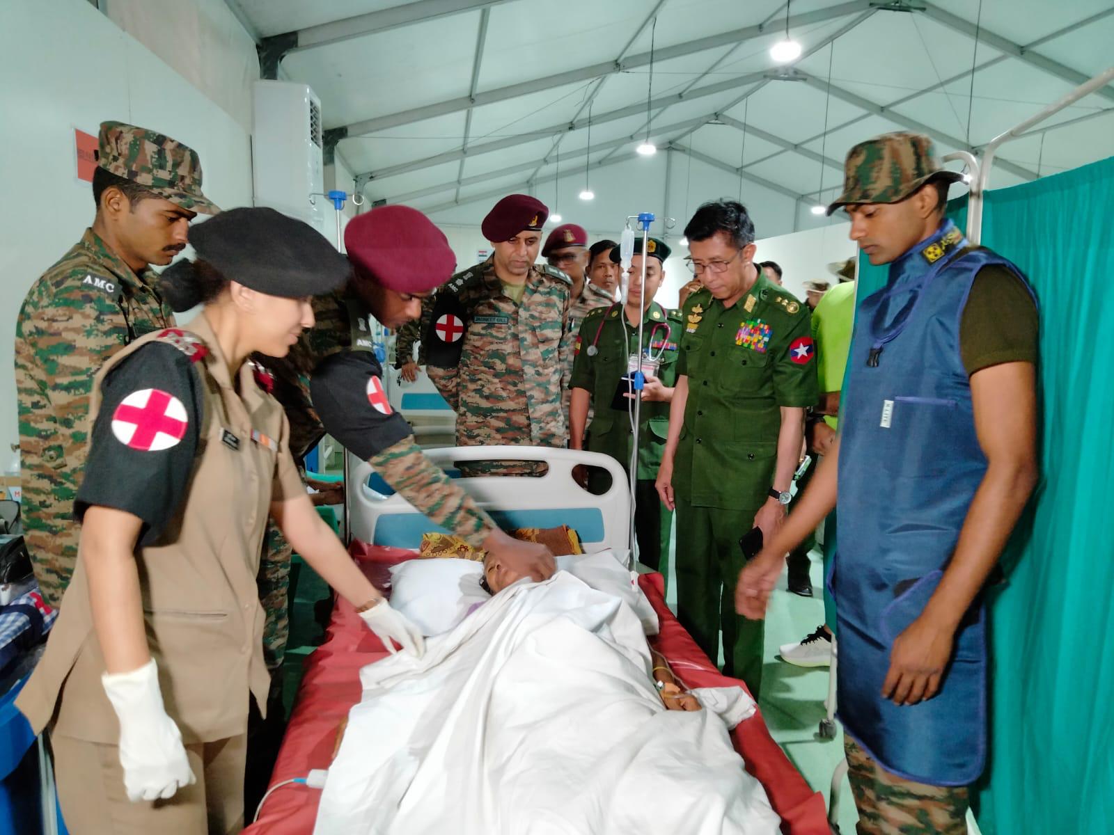 Operation Brahma: Indian Army Field Hospital in Mandalay Provides ...