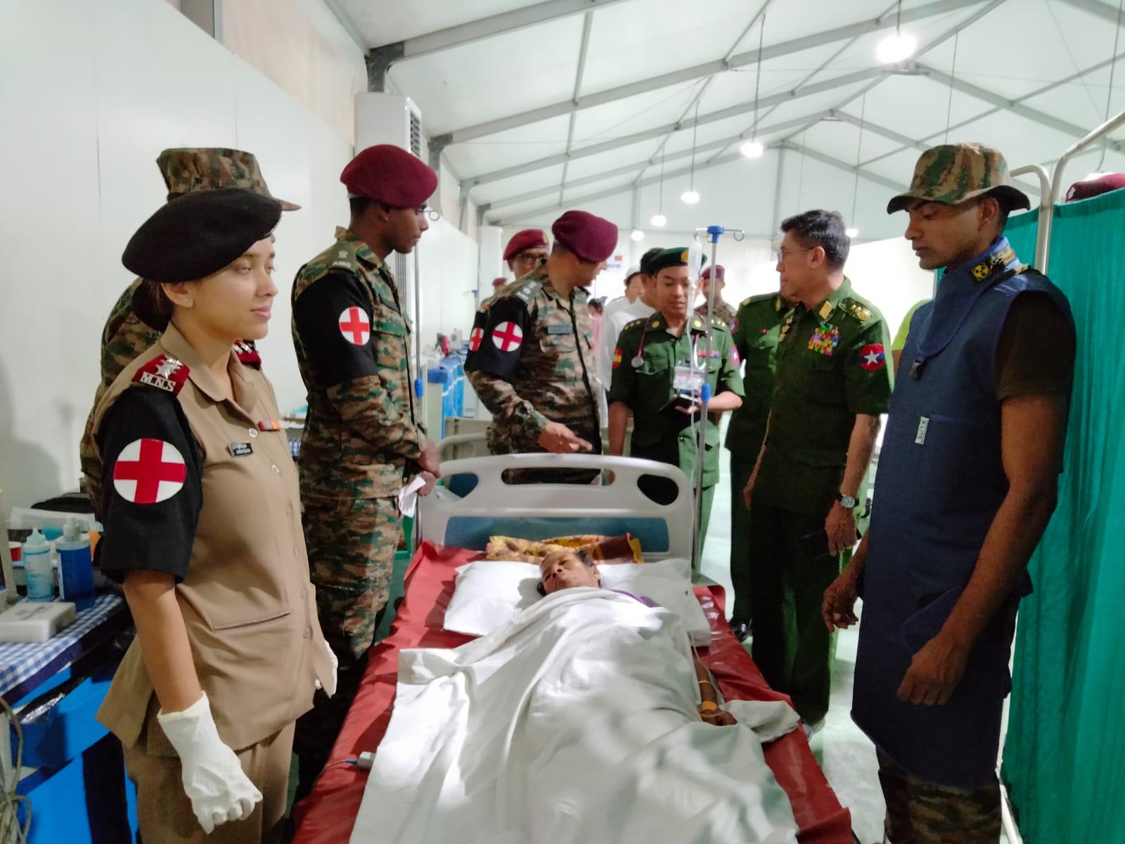Operation Brahma: Indian Army Field Hospital in Mandalay Provides ...