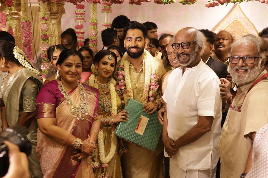 படு ஜோராக நடந்த ஐசரி கணேஷ் மகள் திருமணம்.. ரஜினி, கமல் உட்பட திரை ...