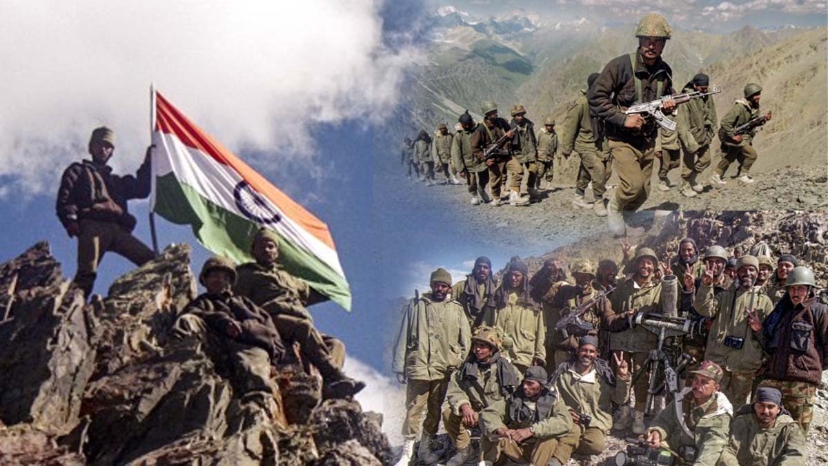 Kargil Vijay Diwas: सारे जहां से अच्छा हिन्दोस्तां हमारा...देखिए भारत ...