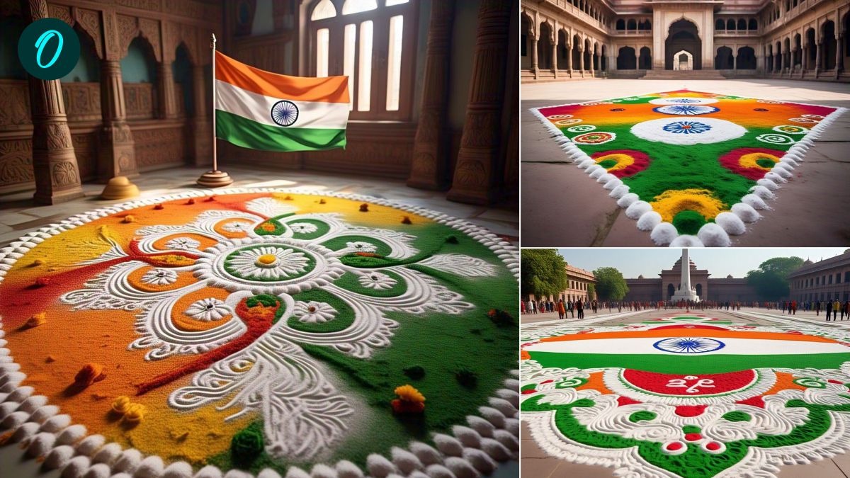 Republic Day Rangoli Design: इस गणतंत्र दिवस पर बनाएं ये सुंदर तिरंगे ...