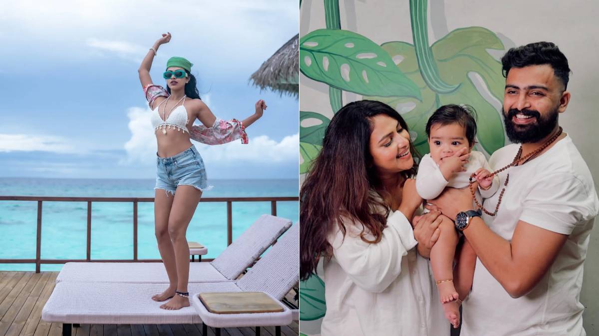 ட்ரெடிஷனல் உடையில் மகனுடன் க்யூட் க்ளிக்ஸ்.. நடிகை அமலா பால் வெளியிட்ட புகைப்படங்கள்! | Actress ...