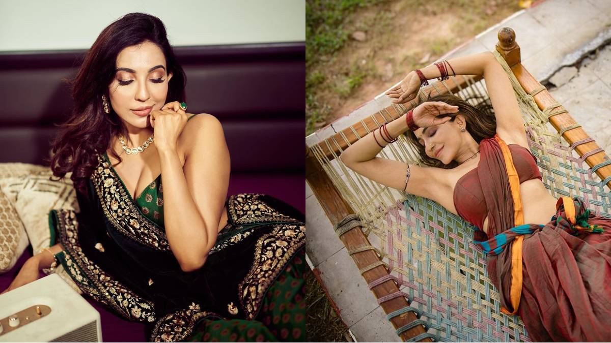 கண்டாங்கி புடவை கட்டி.. கயிற்று கட்டில் மேல் நச் போஸ்.. அஜித் பட நடிகையின் கலக்கல் போட்டோஸ் ...