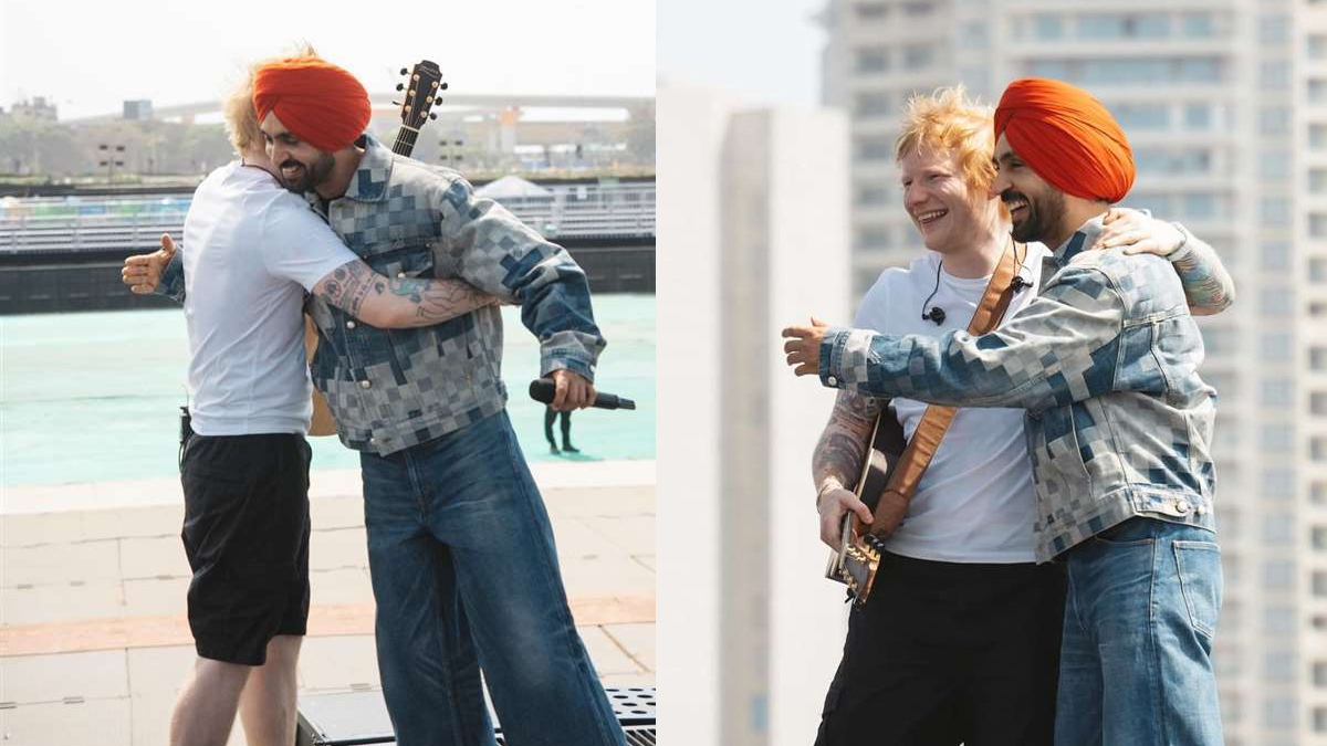 Diljit Dosanjh Shares Happy Snaps With Ed Sheeran, Photos Go Viral - Oneindia