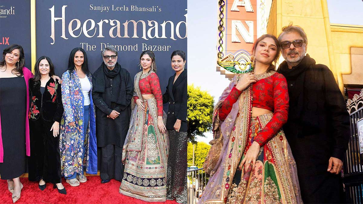 Heeramandi LA Premiere Photos| Sanjay Leela Bhansali Photos| Aditi Rao Hydari Pics| Heeramandi ...