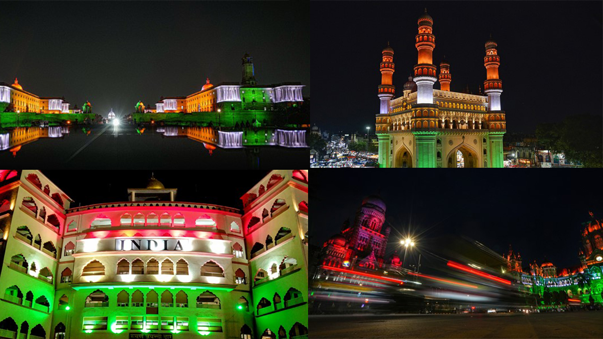 In Pics: Iconic Buildings and Monuments Decked up in Tricolour Lights ...