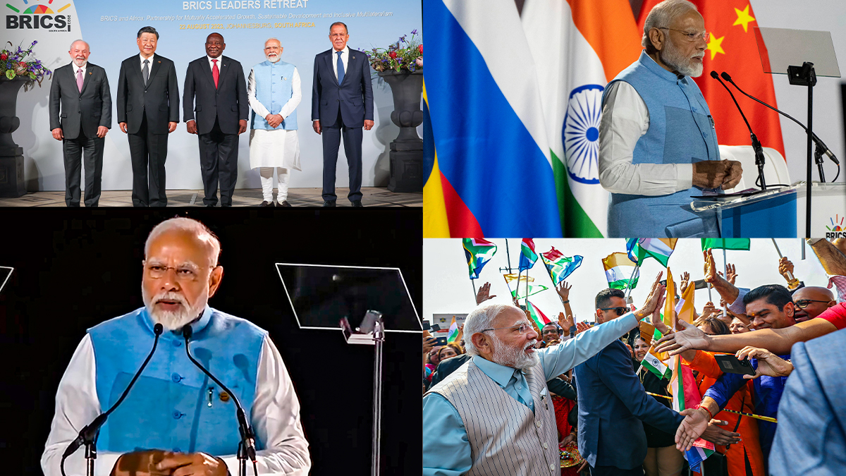 In Pics: Indian Prime Minister Narendra Modi at BRICS Summit 2023 ...