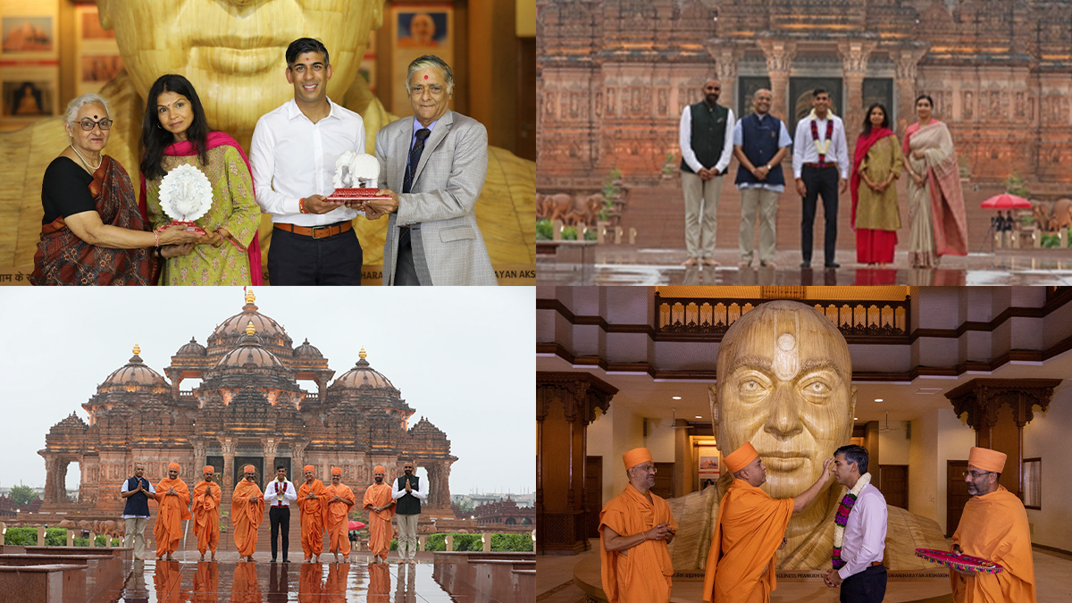 In Pics: UK PM Rishi Sunak and Wife Akshata Murthy Visit Delhi's ...