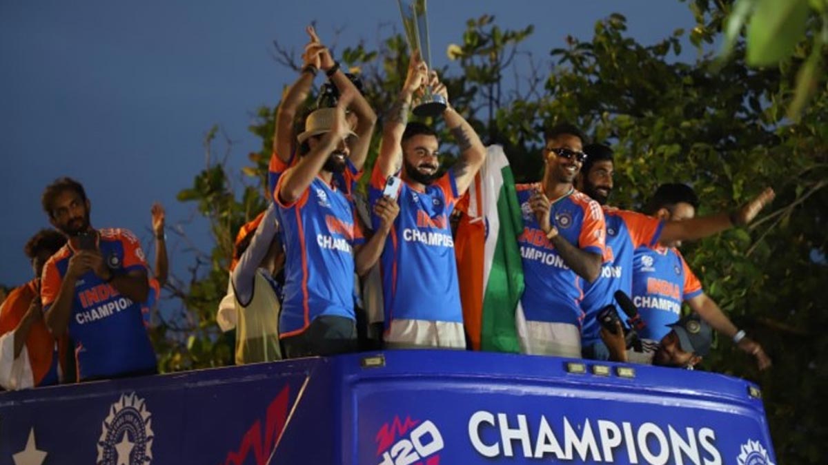 India Celebrates Historic T20 World Cup Victory With Grand Parade In ...