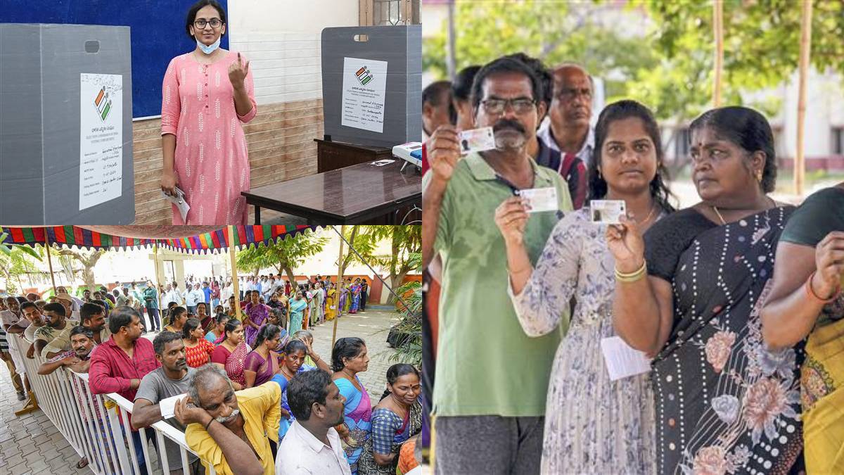 விறுவிறுப்புடன் தொடங்கியது நான்காம் கட்ட லோக்சபா தேர்தல்.. நீண்ட ...
