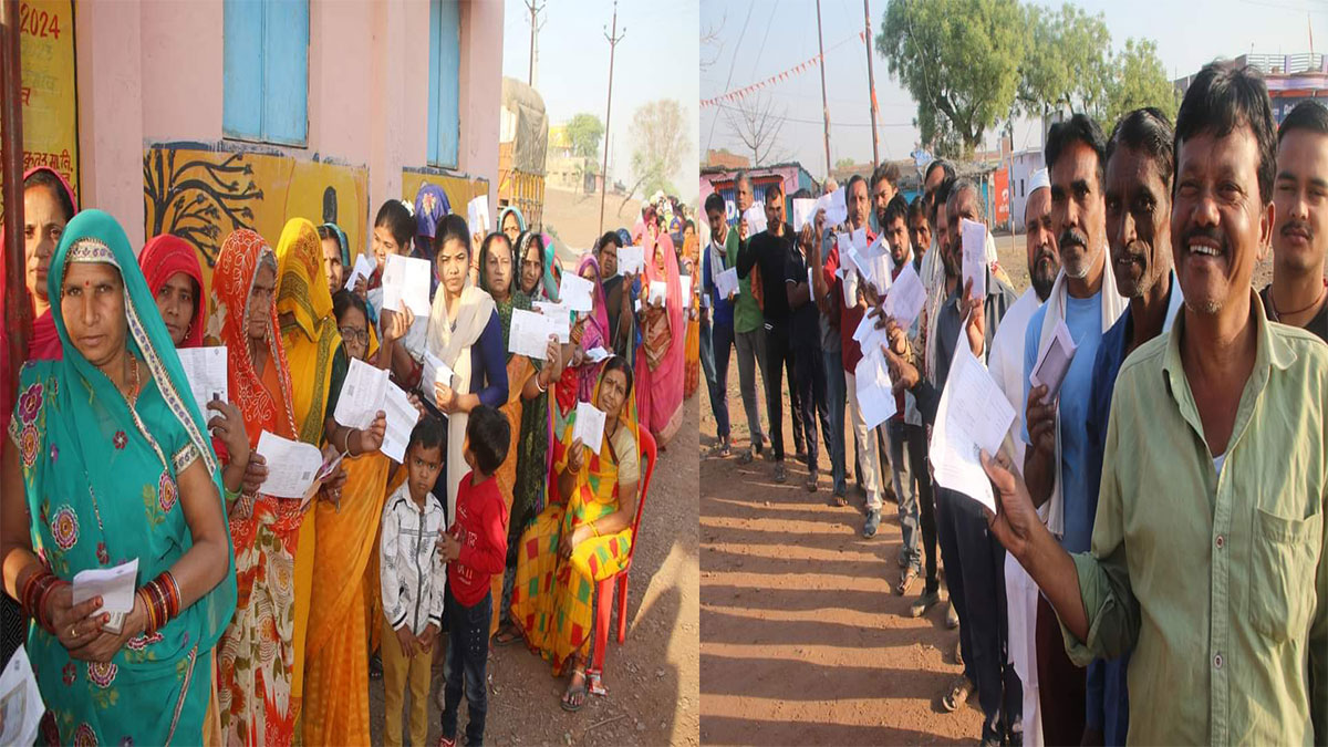 Madhya Pradesh Lok Sabha Election 2024 Phase 2 Voting Photos - Oneindia