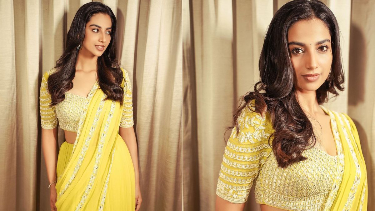 మీనాక్షి చౌదరి మెరుపులు.. క్యూట్ అందాలతో మైమరిపిస్తున్న బ్యూటీ ...