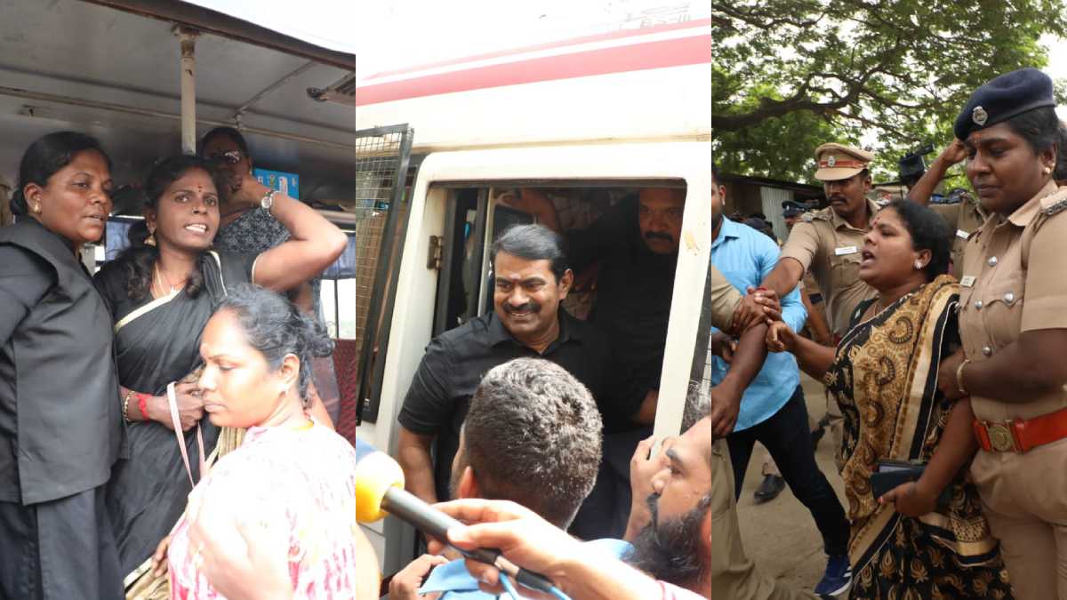 சீமான் அதிரடி கைது! நாம் தமிழர் கட்சியினர் தடையை மீறி போராட்டம் ...