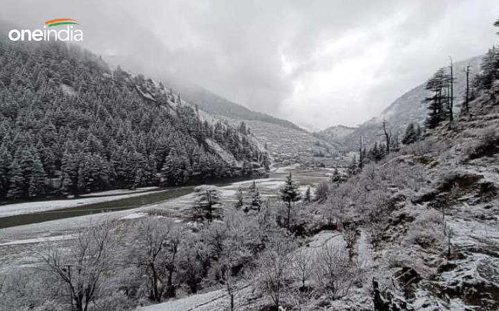 Photos Snowfall in Uttarakhand उत्तराखंड में बर्फबारी, सीजन का पहला ...